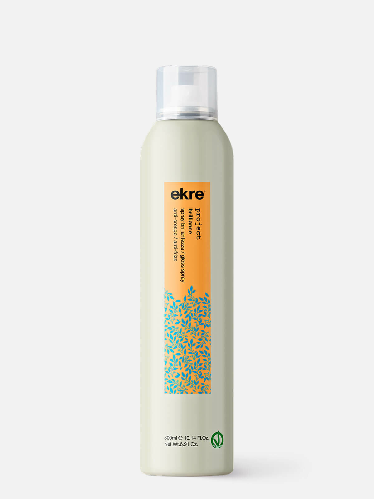 Спрей для волос глянцевый блеск Ekre Project Brilliance Gloss Brightening Effect, 300 мл