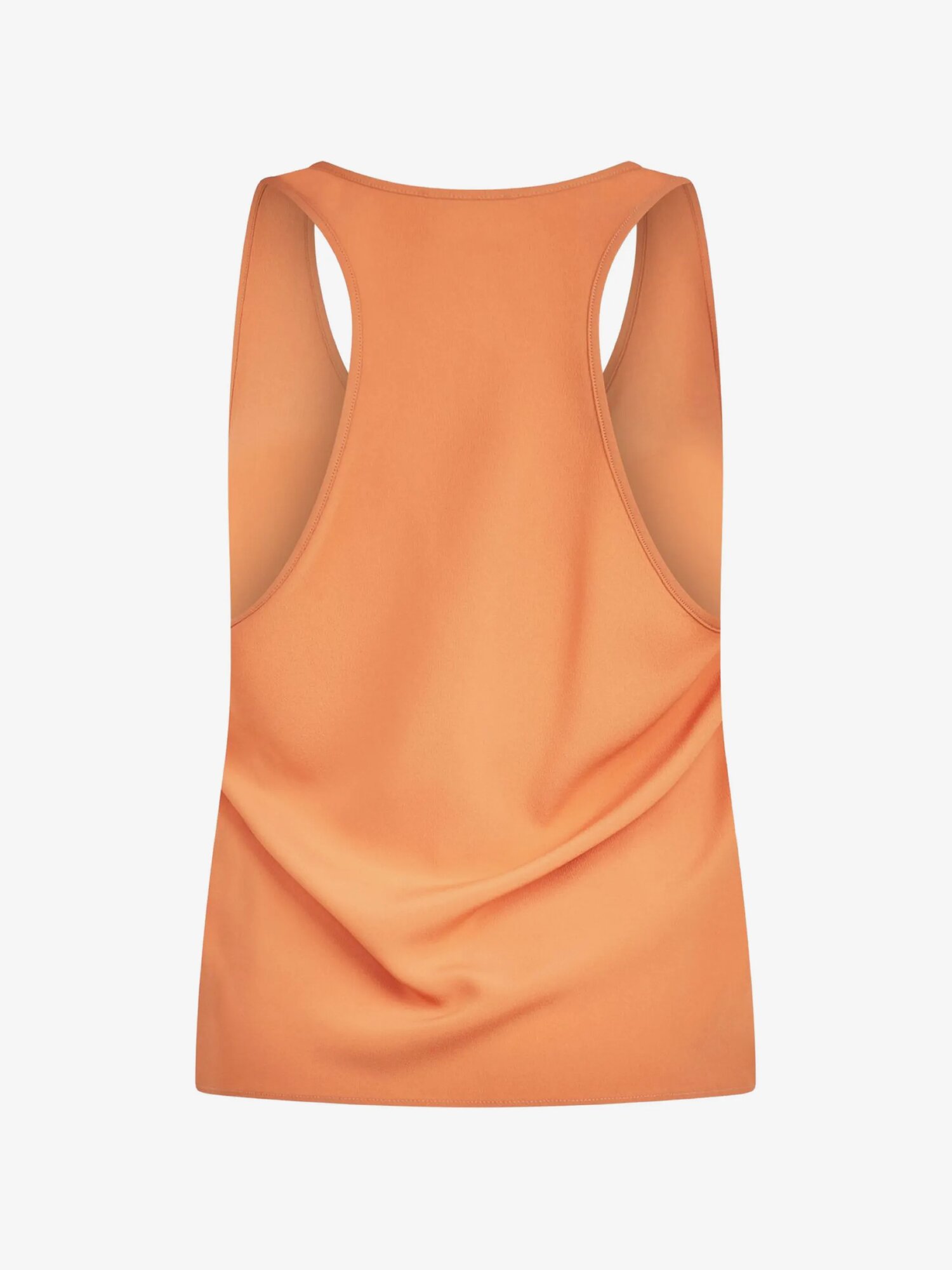 Топ THE ANDAMANE Flared tank top, размер 42, orange — фото 1