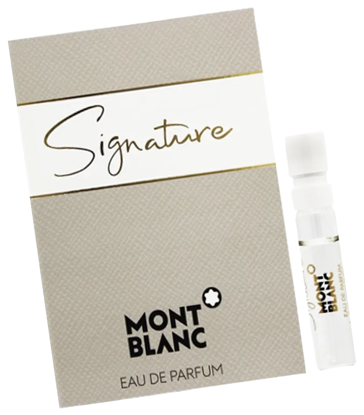 Духи Montblanc Signature женские 2 мл сэмпл - Монблан Сигнатура миниатюра парфюмерной воды
