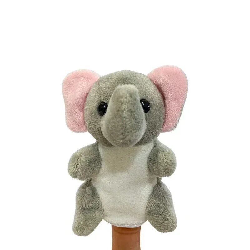 Плюшевые пальчиковые игрушки Biscuit Puppy Серый, Elephant