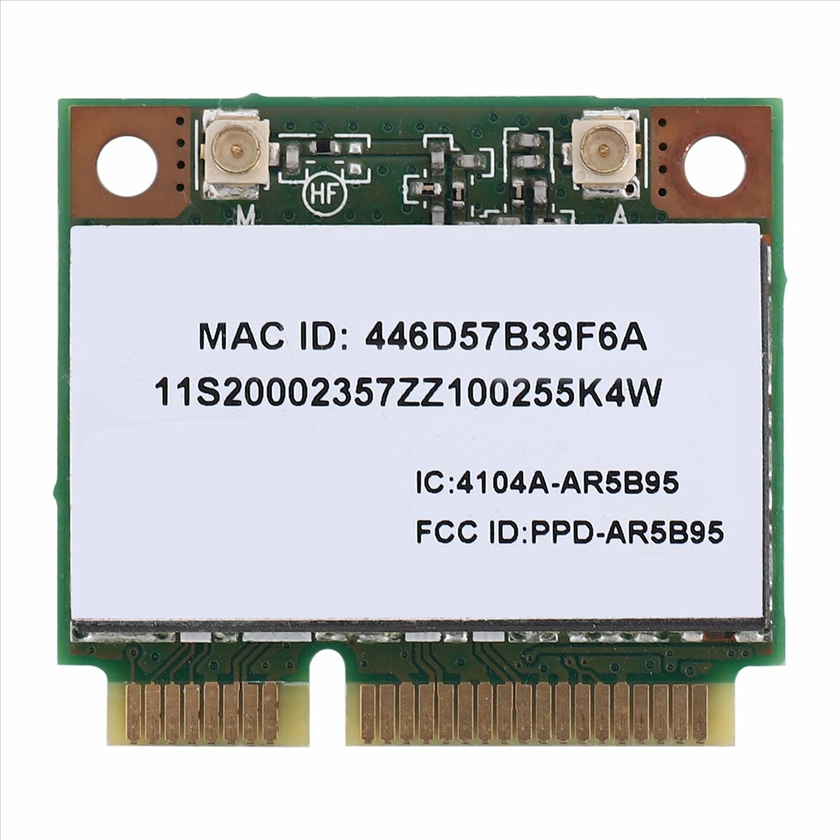Atheros AR5B95 AR9285 Беспроводная сетевая карта 2.4G 150Mbps PCI-E половинной высоты Встроенная для X230 G460