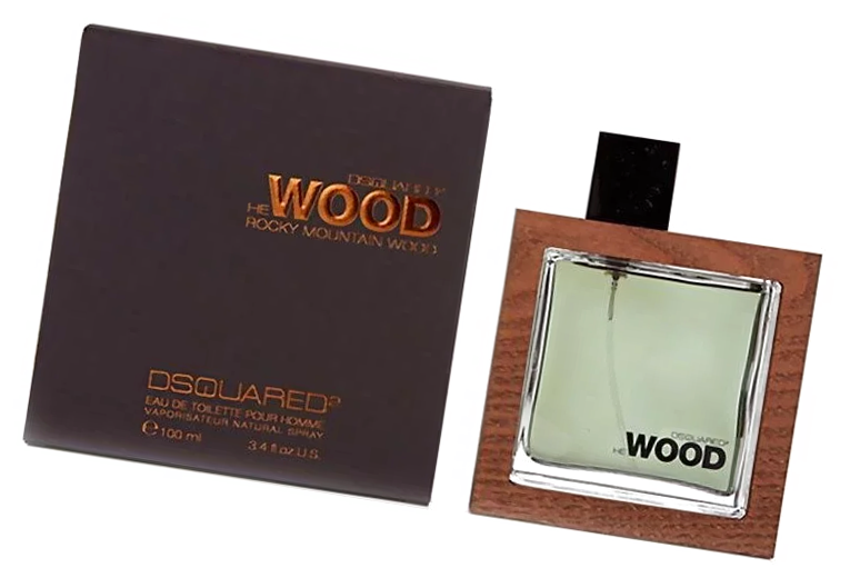 Туалетная вода мужская Дискваред Хи Вуд Роки Маунтин Вуд 100 мл - Dsquared2 He Wood Rocky