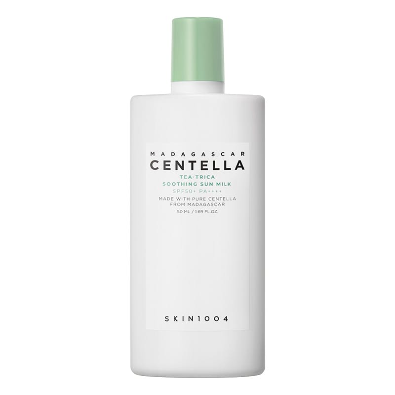 Средство солнцезащитное Skin1004 Centella Tea-Trica Soothing Sun Milk SPF 50+ PA++++ Легкий крем с фильтром для проблемной кожи 50 мл