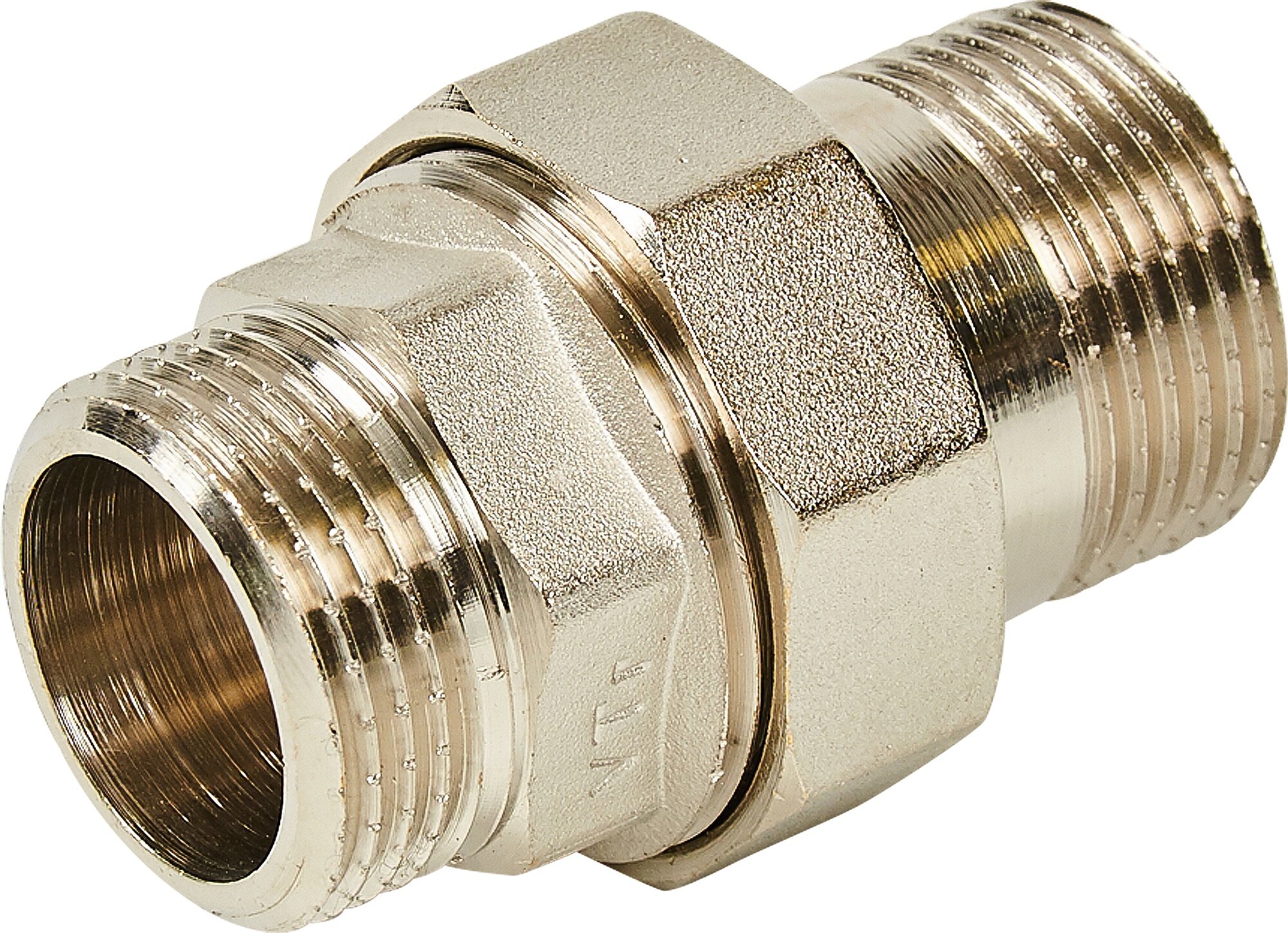 Сгон прямой американка Valtec 1"x1" НР латунь VTR.728. N.0006