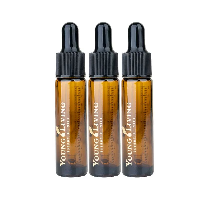 Пустая 10 мл стеклянная капельница для эфирных масел, совместимая с Young Living, 3 шт.