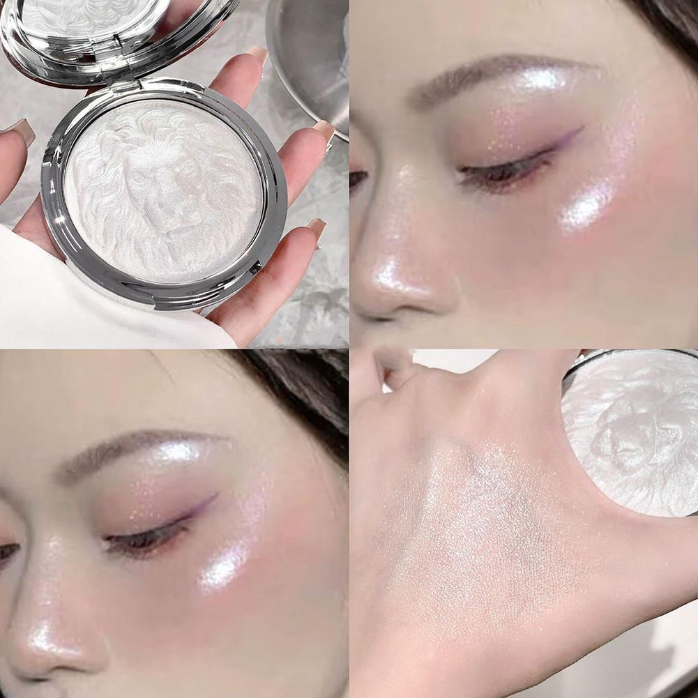 Kakashow Хайлайтер для лица, оттенок Moonlight White, мерцающий