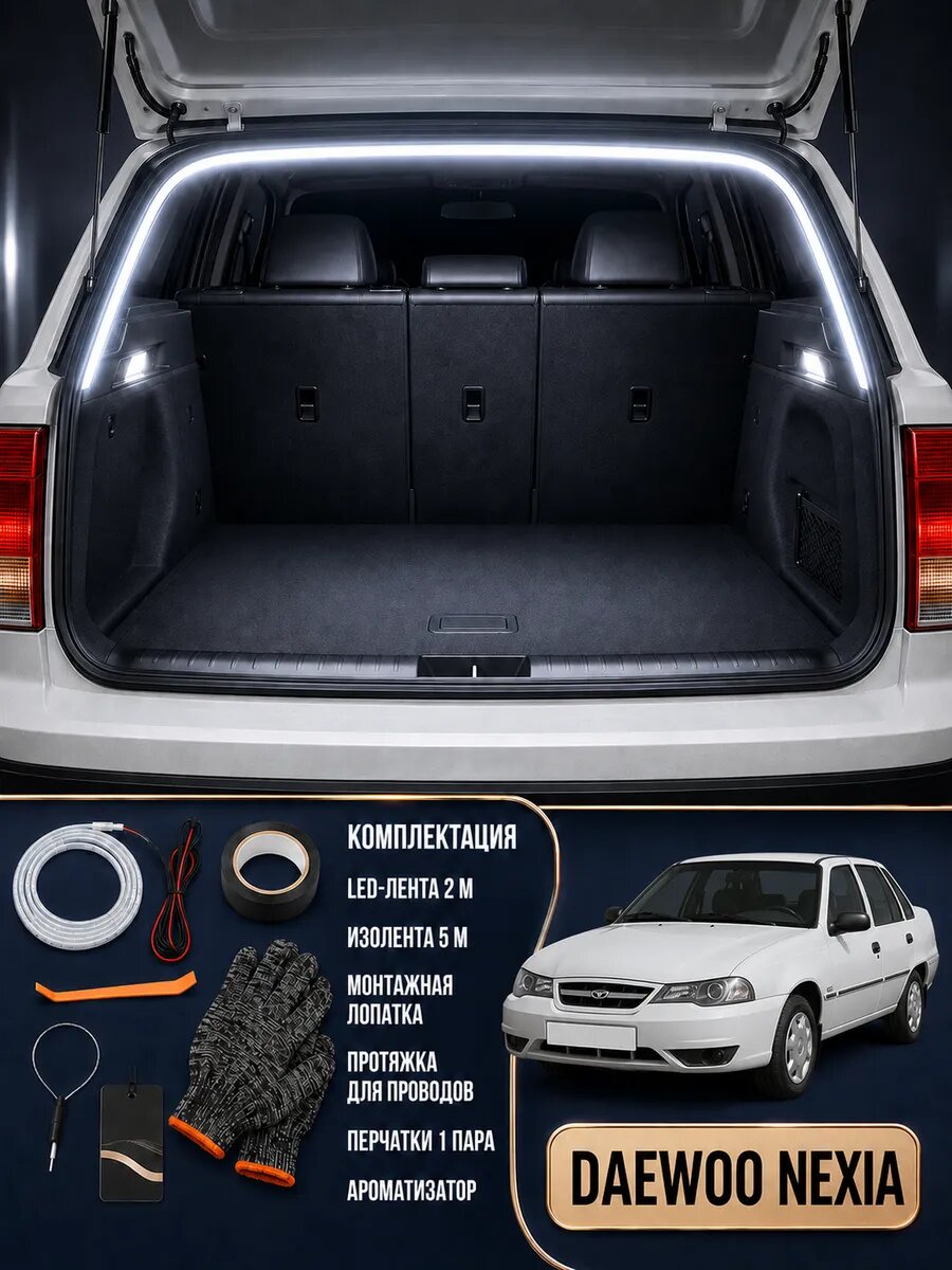 Светодиодная лента в багажник Daewoo Nexia