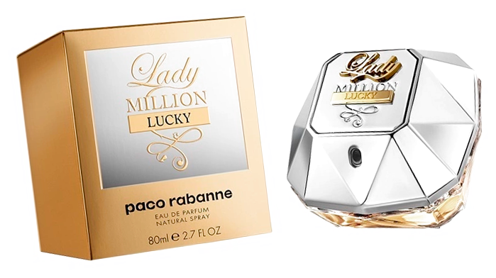 Женские духи Lady Million Lucky 80 мл / Пако Рабан Леди Миллион Лаки парфюм