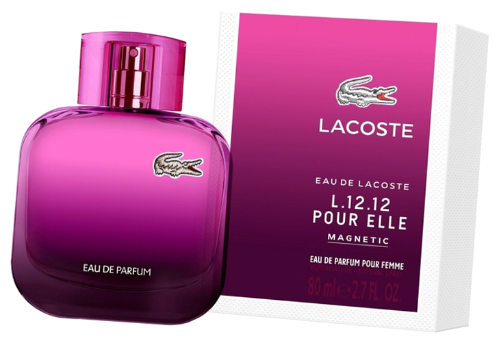 Женский парфюм Lacoste Eau De Lacoste L 12.12 Magnetic Pour Elle 80 мл - Лакост фиолетовые