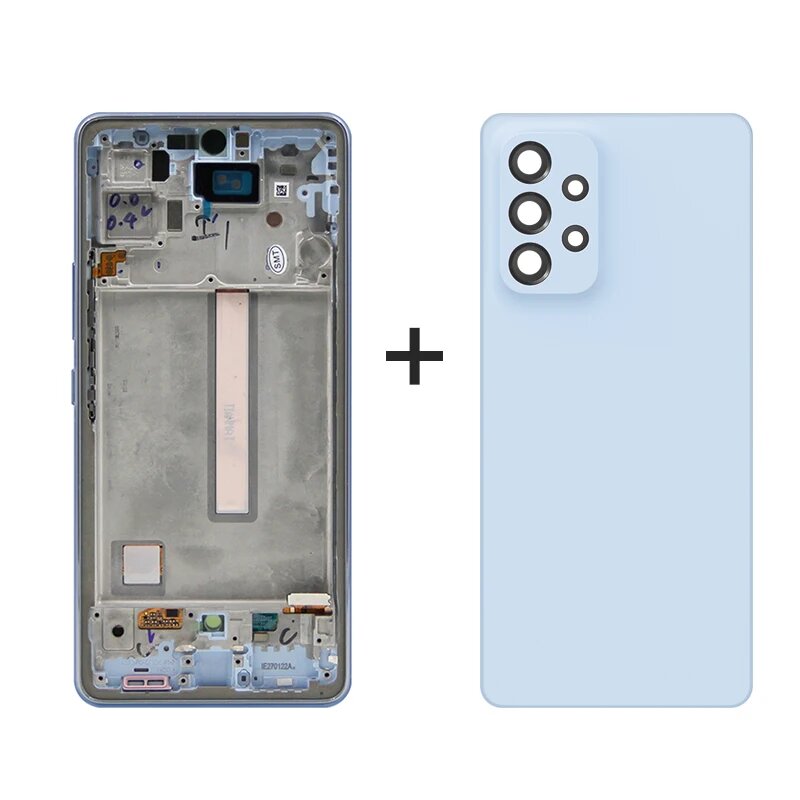 A53 5G для Samsung протестирован A536 A536B A536U A536E A536V A536W A536N Голубой, Blue Frame Cover