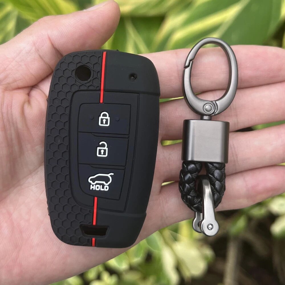 Силиконовый чехол для ключей Hyundai black a