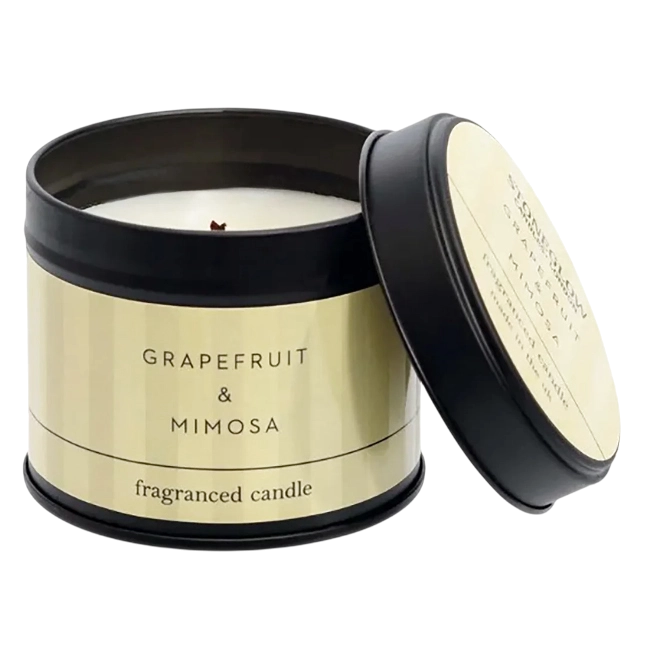Грейпфрут Мимоза - ароматическая свеча Стоунглоу 180 гр / Stoneglow Grapefruit and Mimosa
