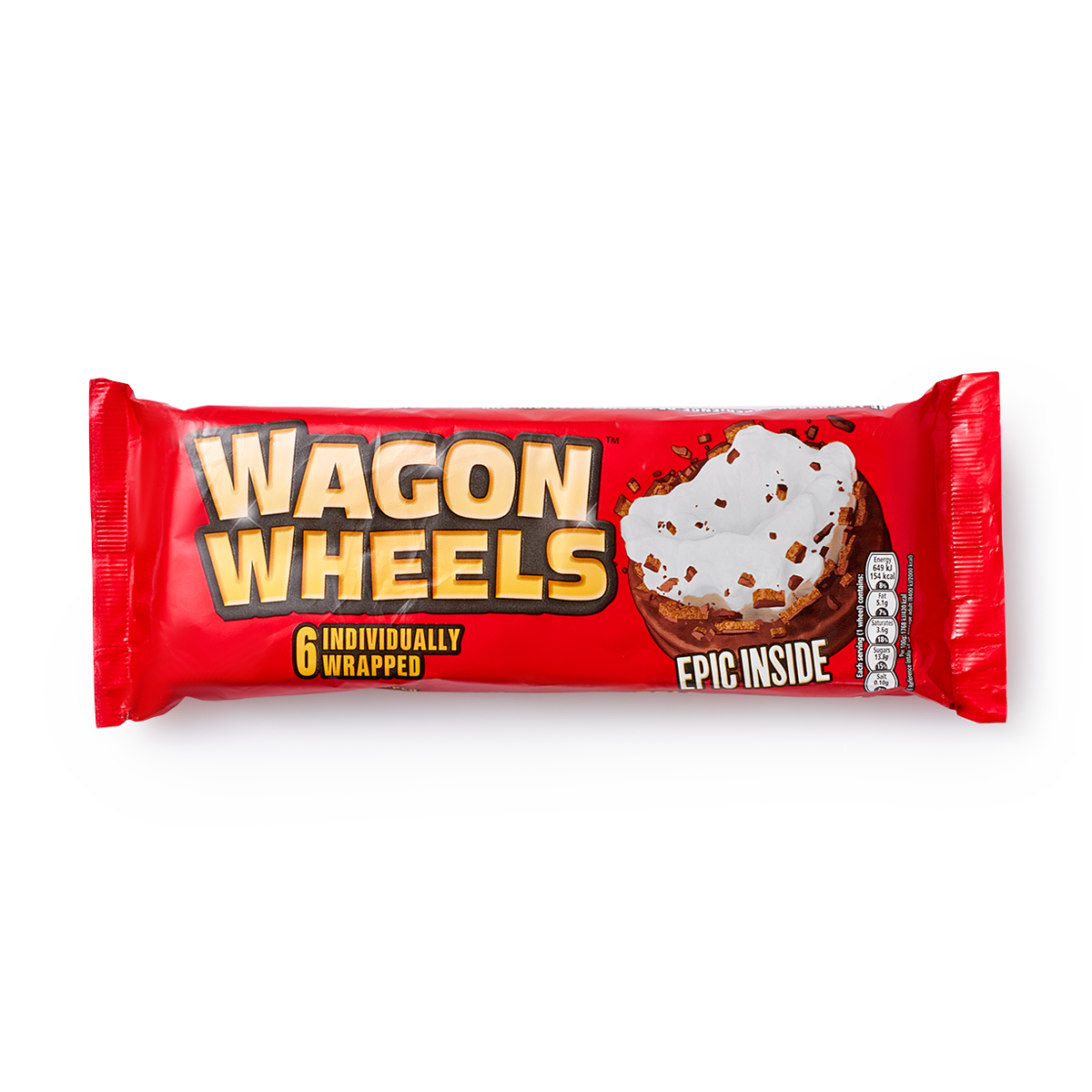 Печенье Wagon Wheels с суфле в глазури