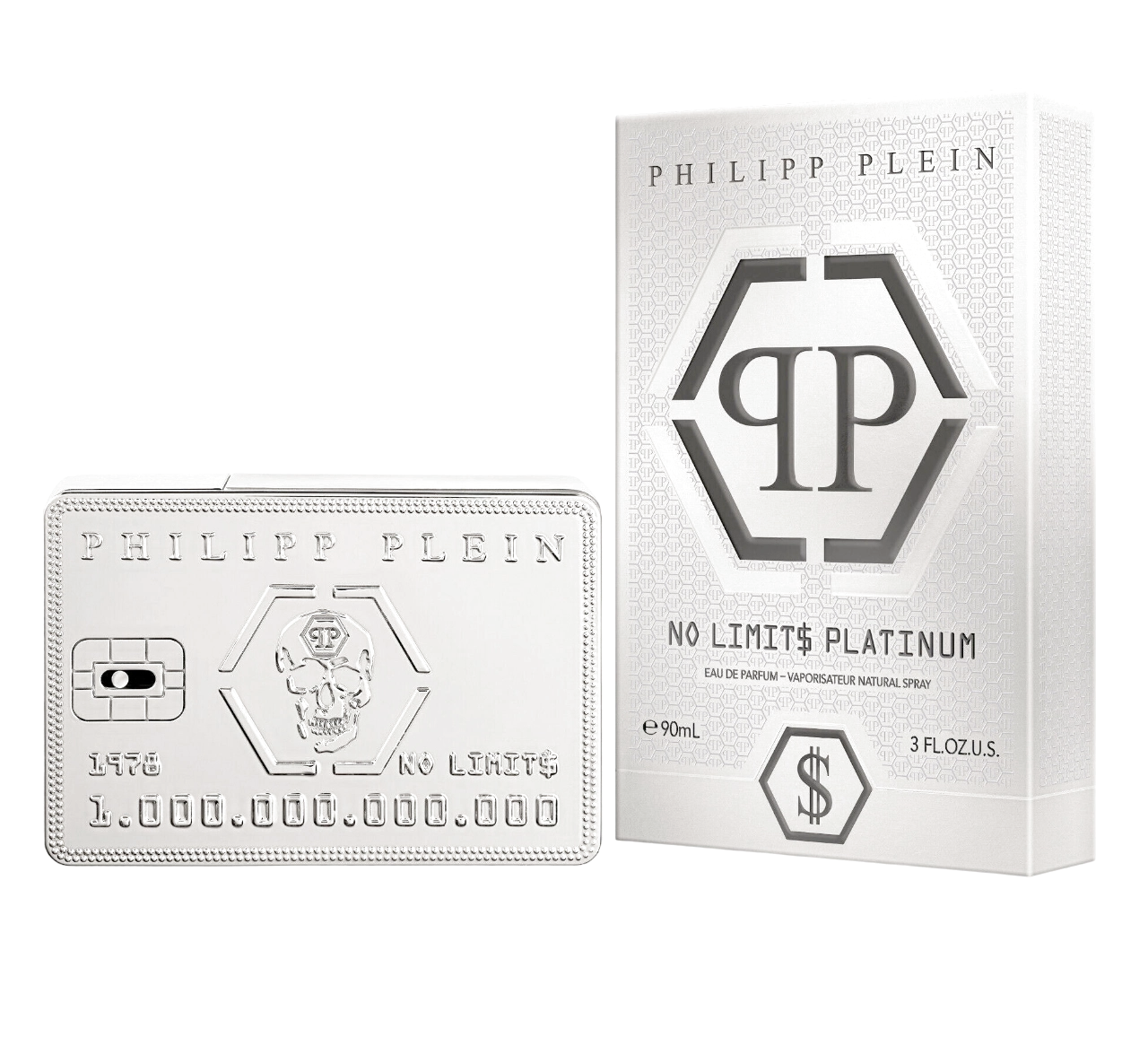 Philipp Plein No Limits Platinum - парфюм мужской 90 мл / Ноу Лимитс Платинум