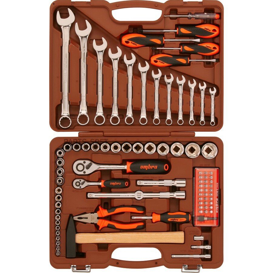 Набор инструмента 88 пр. 1/2" 1/4" 6 гр. Ombra OMBRA OMT88S | цена за 1 шт