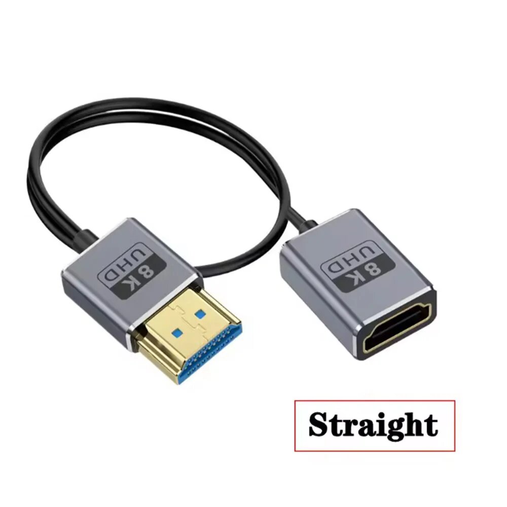 HDMI кабель 8K прямой угол, 3.94 FT