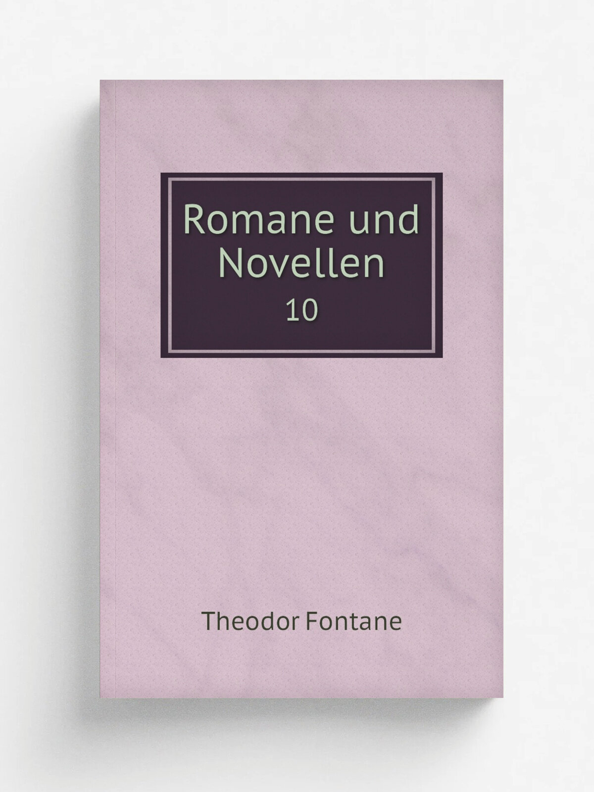 Romane und Novellen. 10 | Theodor Fontane | Berlin : F. Fontane | Репринт