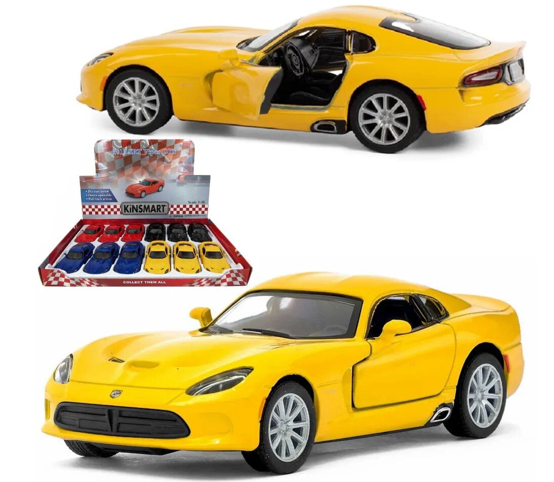 Машина 1:32 2013 SRT Viper GTS раскраш. 5363DFKT