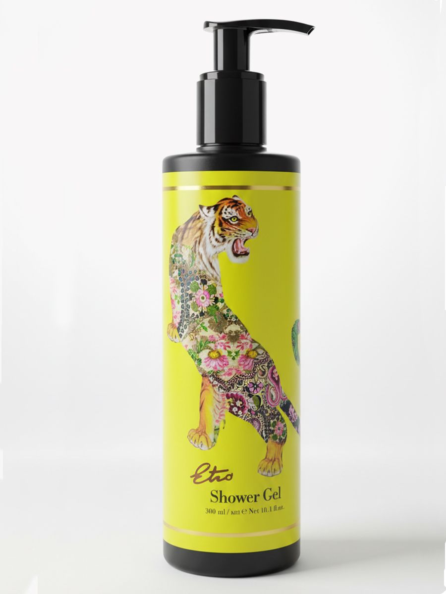 Гель для душа Etro Udaipur, мягкое очищение, женский, премиум, Made in Italy, 300мл
