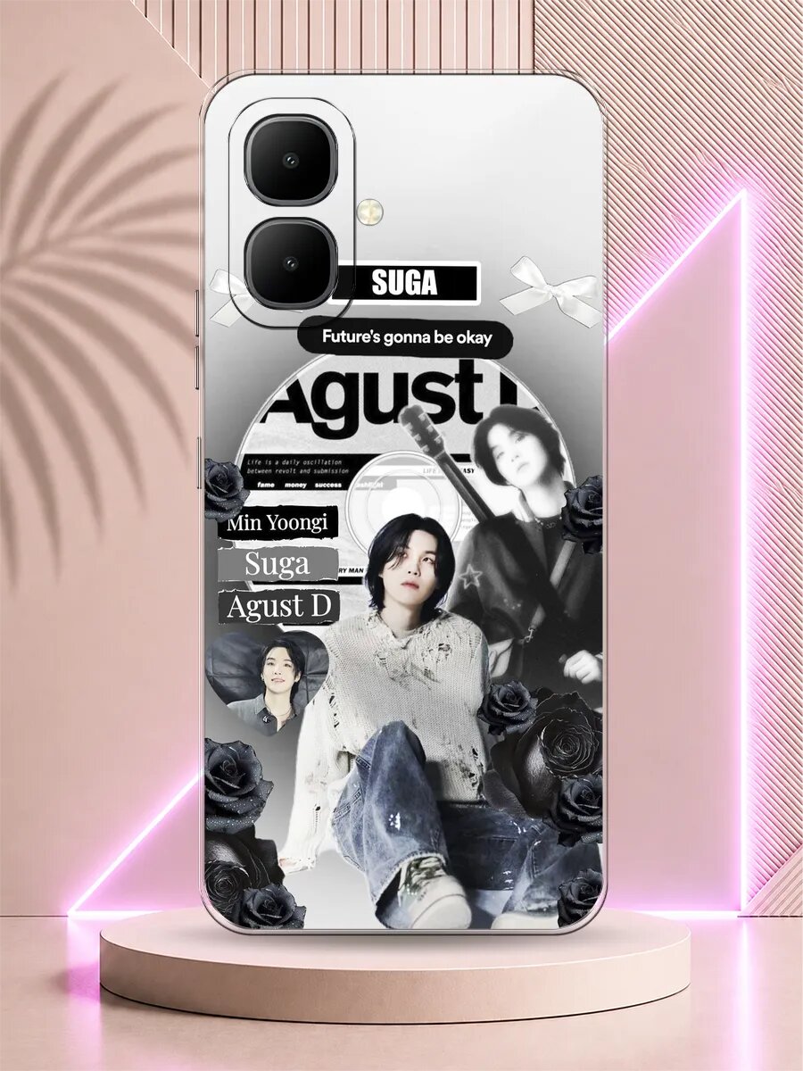 Чехол на Tecno Spark GO 2 BTS Suga