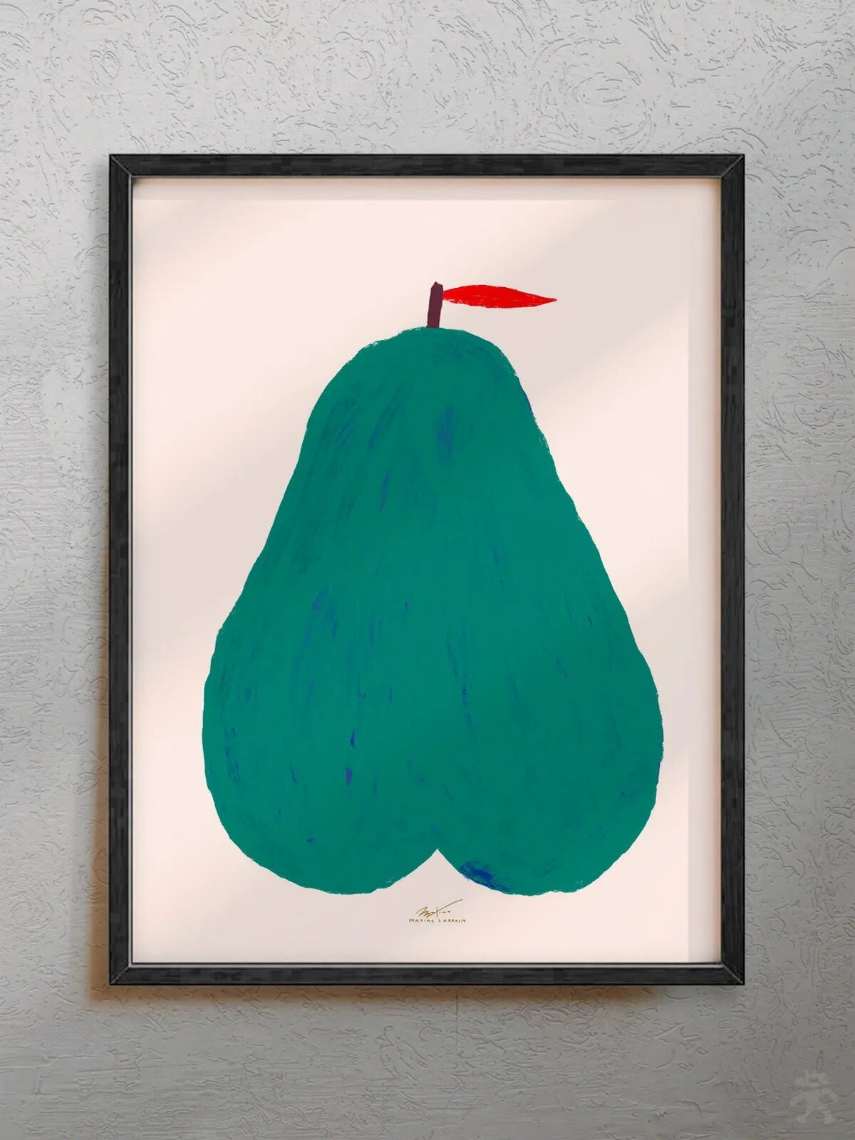 Интерьерный постер "La Poire" в стиле pinterest, формата 30x40 см.