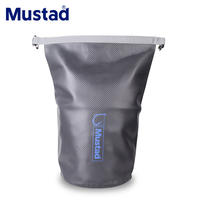 Mustad MB011 Влагозащитная рыболовная сумка-ведро 20 литров ПВХ портативный кейс для инструментов - прочная и компактная