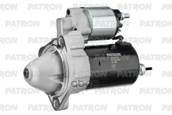 Стартер CS612 12V 1.1kW 9T AUDI: A6 1.8i/2.0i 95- VW: Passat 1.6i/1.8i/2.0i 96- PATRON арт. PSTR005