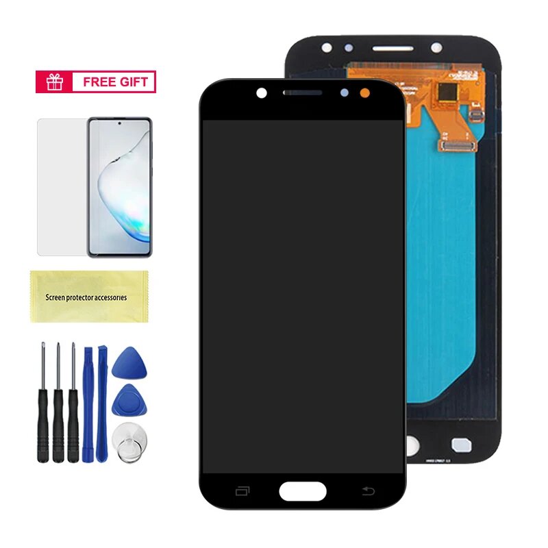 5,2-дюймовый ЖК-дисплей И Сенсорный Экран (дигитайзер) Для SAMSUNG GALAXY J530 J530F J530FM SM-J530F J5 Pro 2017, Емкостный Э.