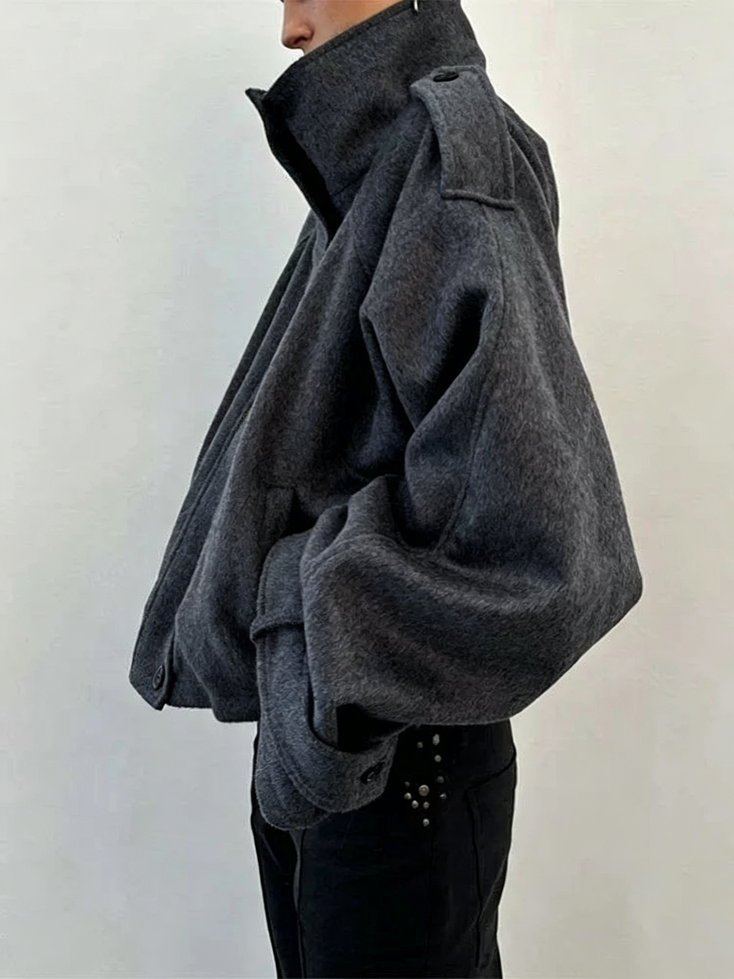 Пальто, размер 40, gray — фото 1