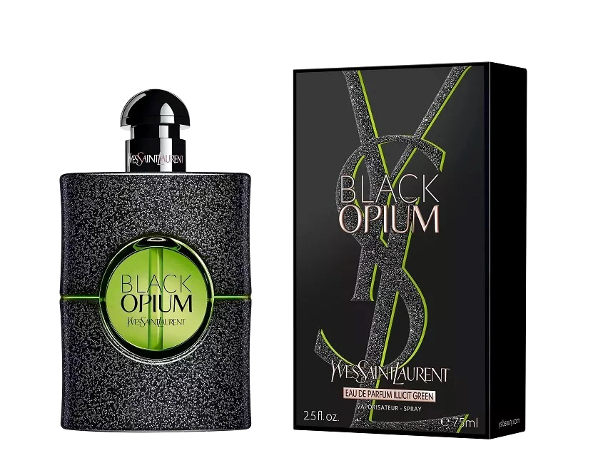 Ив Сен Лоран Блэк Опиум Иллисит Грин 75 мл зеленые духи - Ysl Black Opium Illicit Green