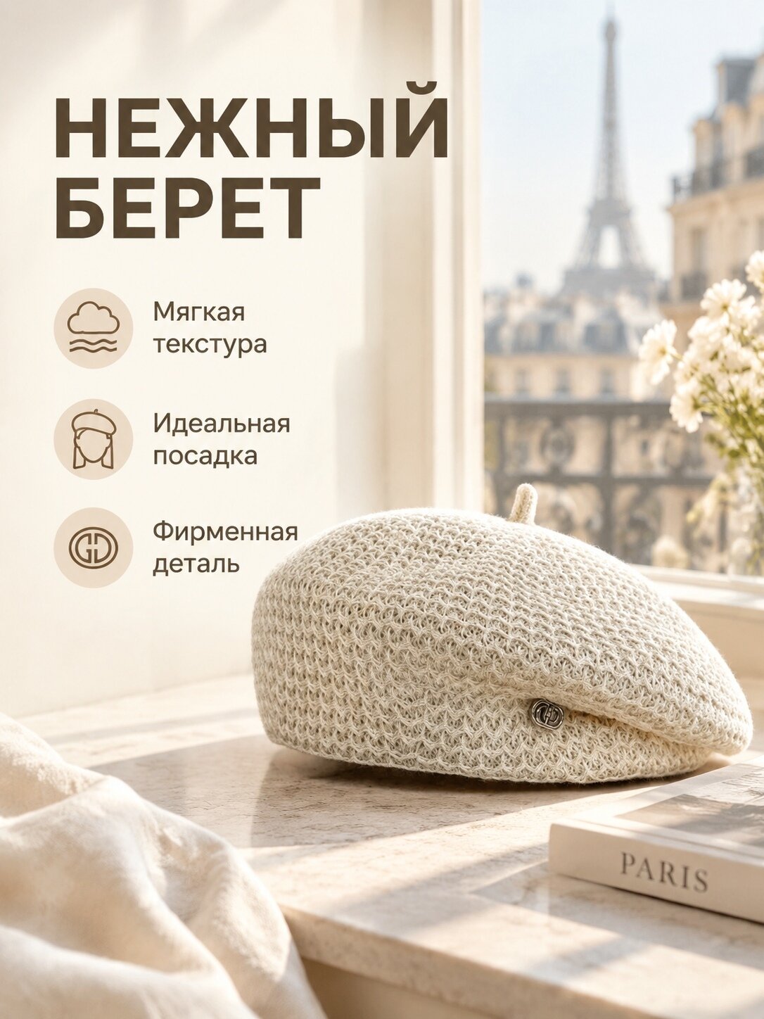 Берет  для женщин