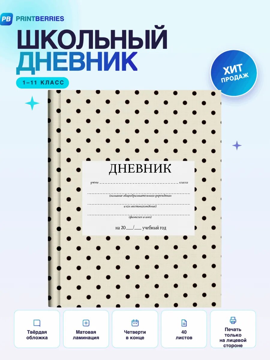 Школьный дневник горошек узор ретро эстетика коллаж арт 7