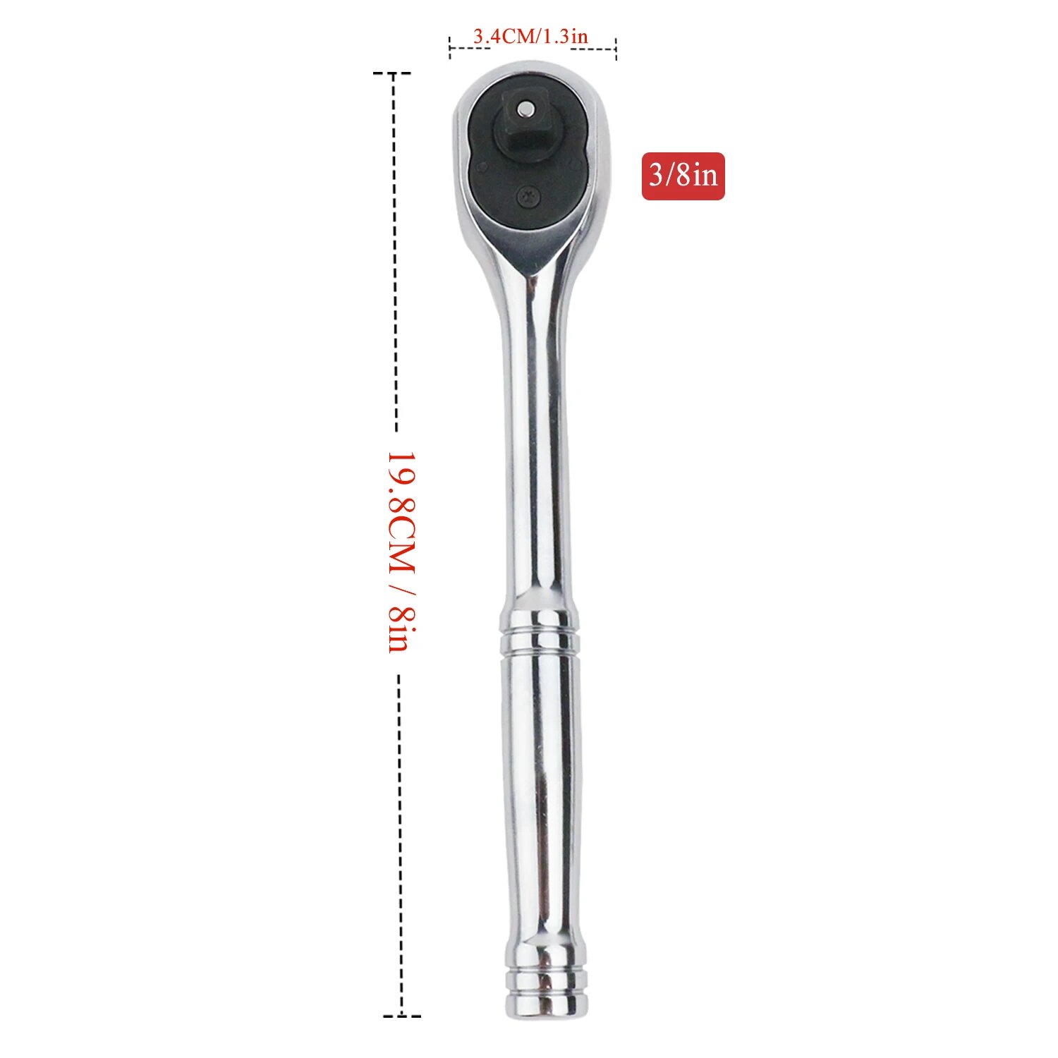 Быстросъемный гаечный ключ 24 зубца 1/4", 3/8", 1/2" 3-8 in. Drive