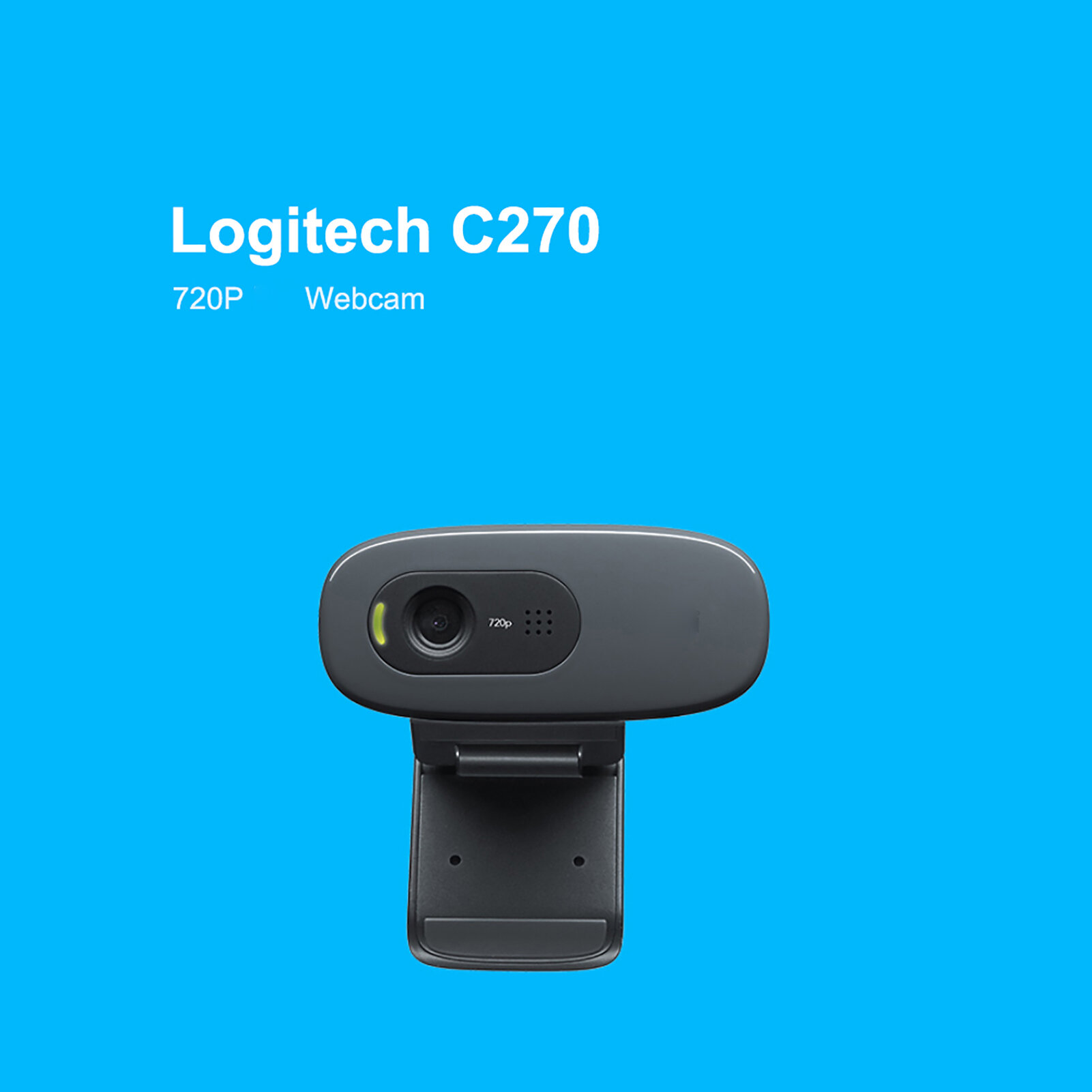 Logitech C270 720p широкоэкранная видео веб-камера компьютер ноутбук камера для видеовызовов и записи