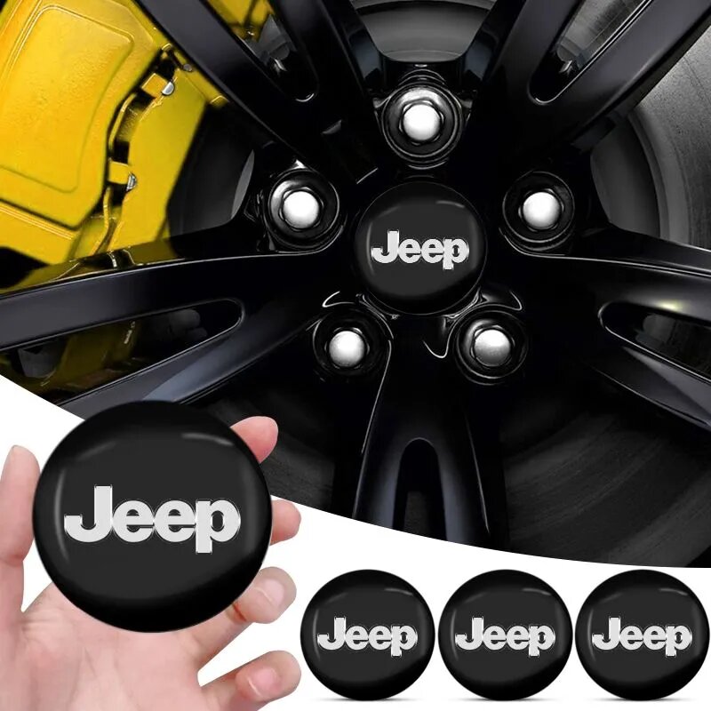 4 шт джип (Jeep) автомобильных колпачков для ступиц диаметром 56 мм