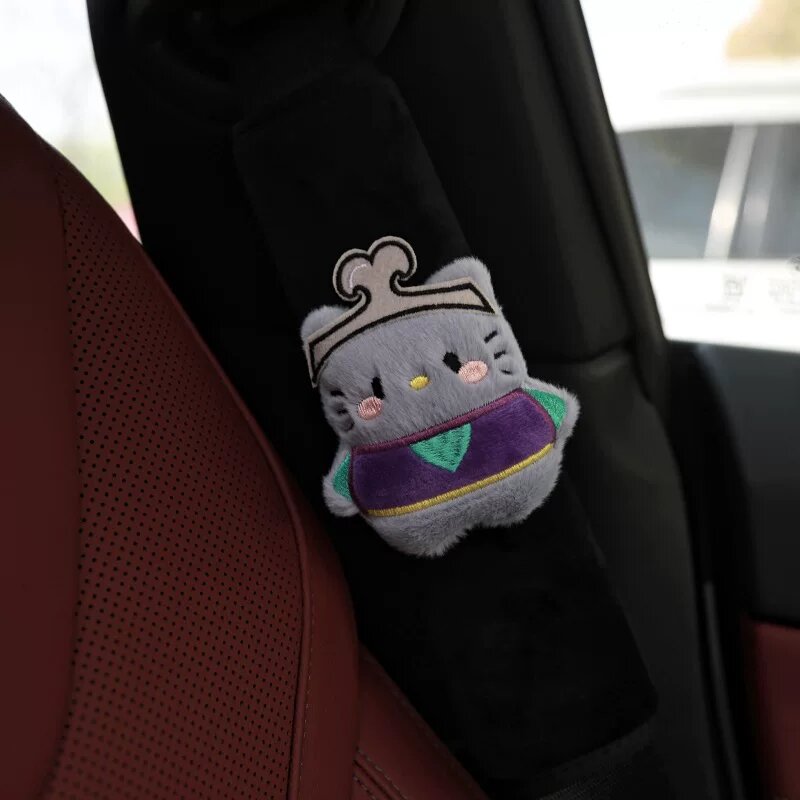 Оригинальные креативные накладки на ремни безопасности в стиле кросс-дрессинг, предотвращающие удушение и износ,