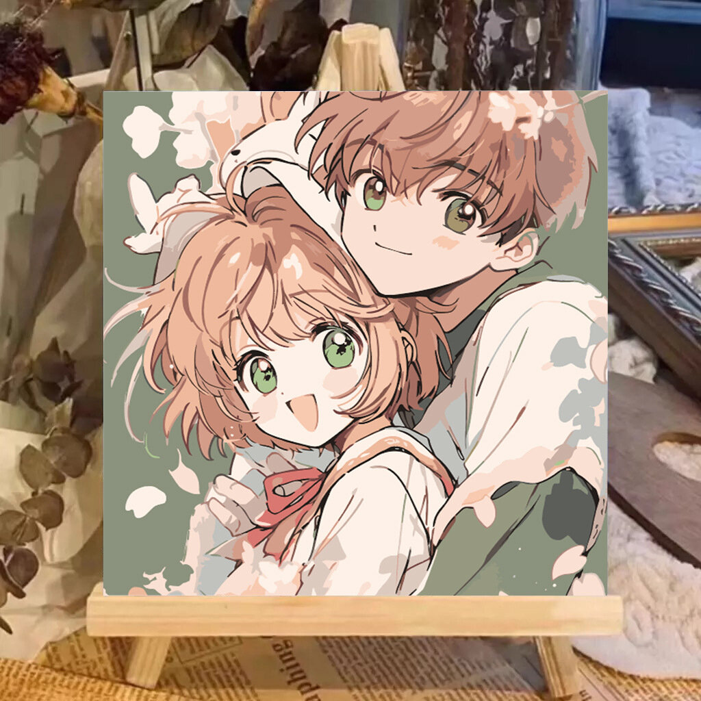 Bungo Stray Dogs Осаму Дадзай DIY Цифровая масляная живопись Раскраска ручной работы Накахара Чуя Аниме товары Акриловая живопись