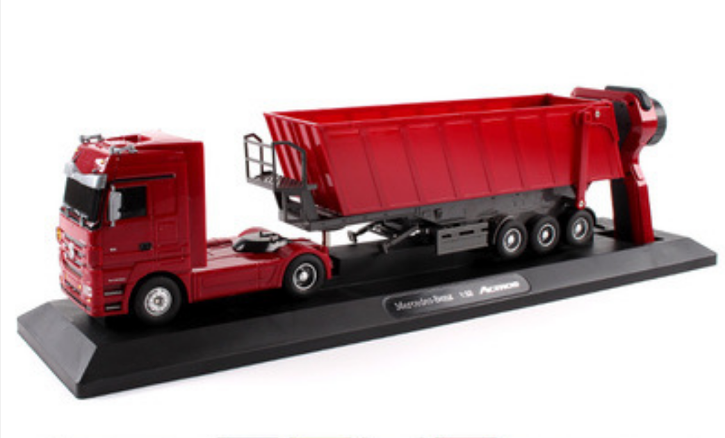 RC грузовик Большой ребенок электрический автомобиль игрушка радио RC контейнер грузовик RC трейлер дети RC грузовик модель игрушка автомобиль дистанционного управления грузовик RC автомобиль (красный)