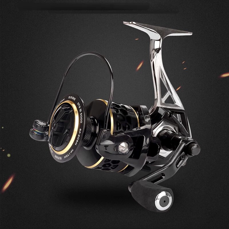 Рыболовная катушка Teben GTS третьего поколения, цельнометаллическая, спиннинговая, с суперсильным торможением, для