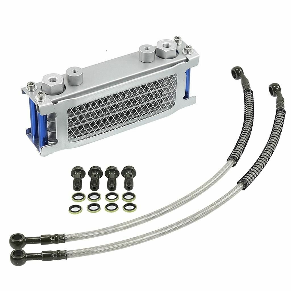 Универсальная система охлаждения масла для мотоциклов 50-140cc, Синий