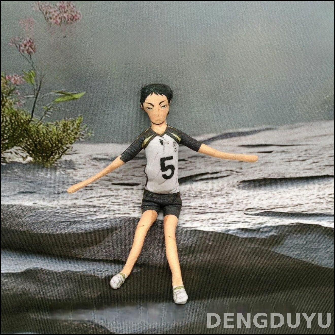 Игрушка антистресс мягкая Волейбол! Кейджи Акааши ; Haikyuu! Keiji Akaashi мягкие игрушки аниме 28СM