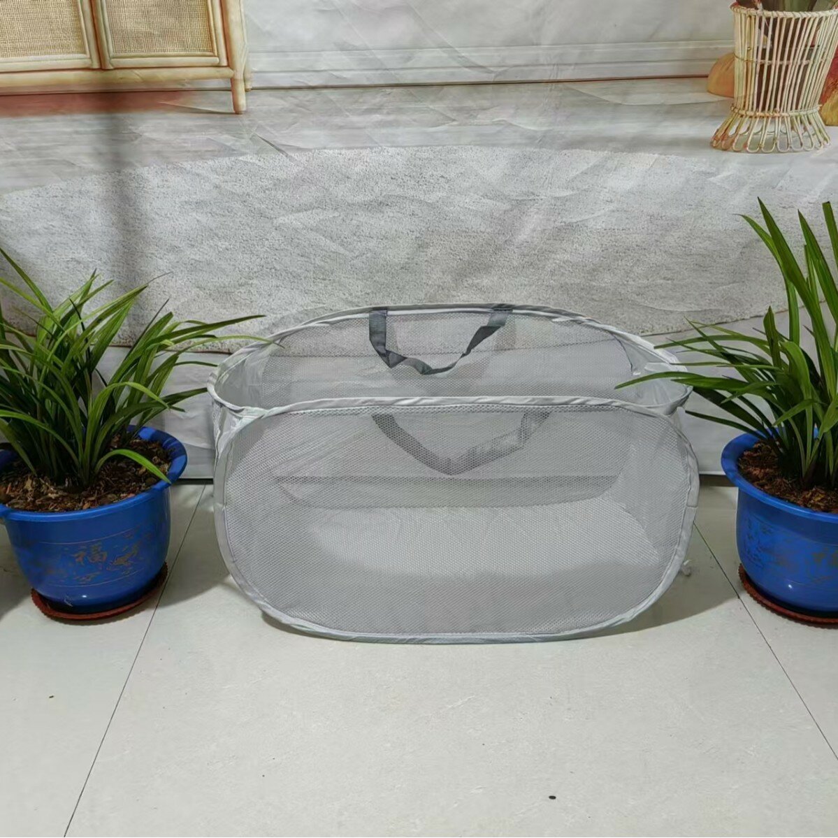 Складная корзина для белья, контейнер для хранения грязной одежды, большая домашняя сетчатая корзина для белья, многофункциональная корзина для ванной