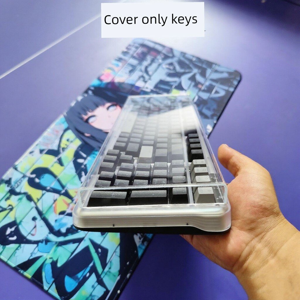 Акриловый чехол-защита для клавиш механической клавиатуры Logitech K98M/K98S - частичное покрытие, пылезащитный