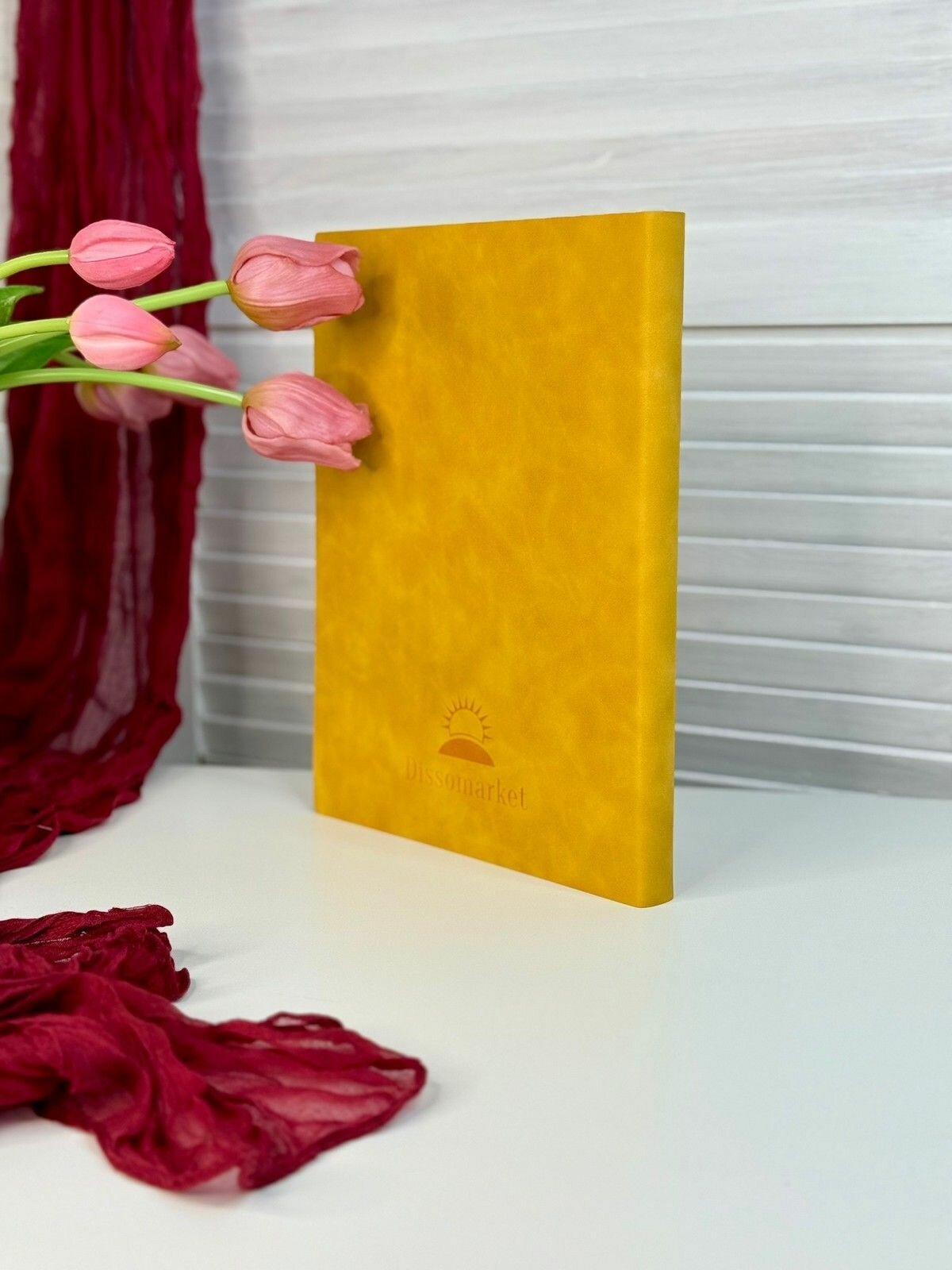 Блокнот А4 200л. (400страниц) без разлиновки Желтый