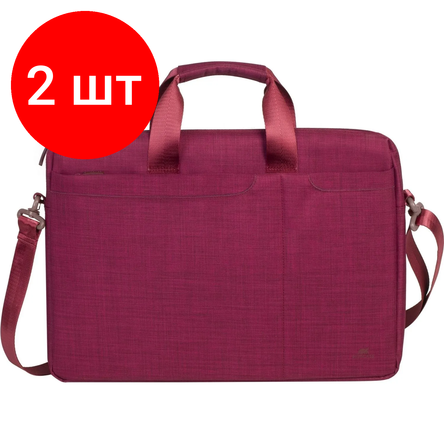 Комплект 2 штук, Сумка для ноутбука RIVACASE 8335 red 15.6/6