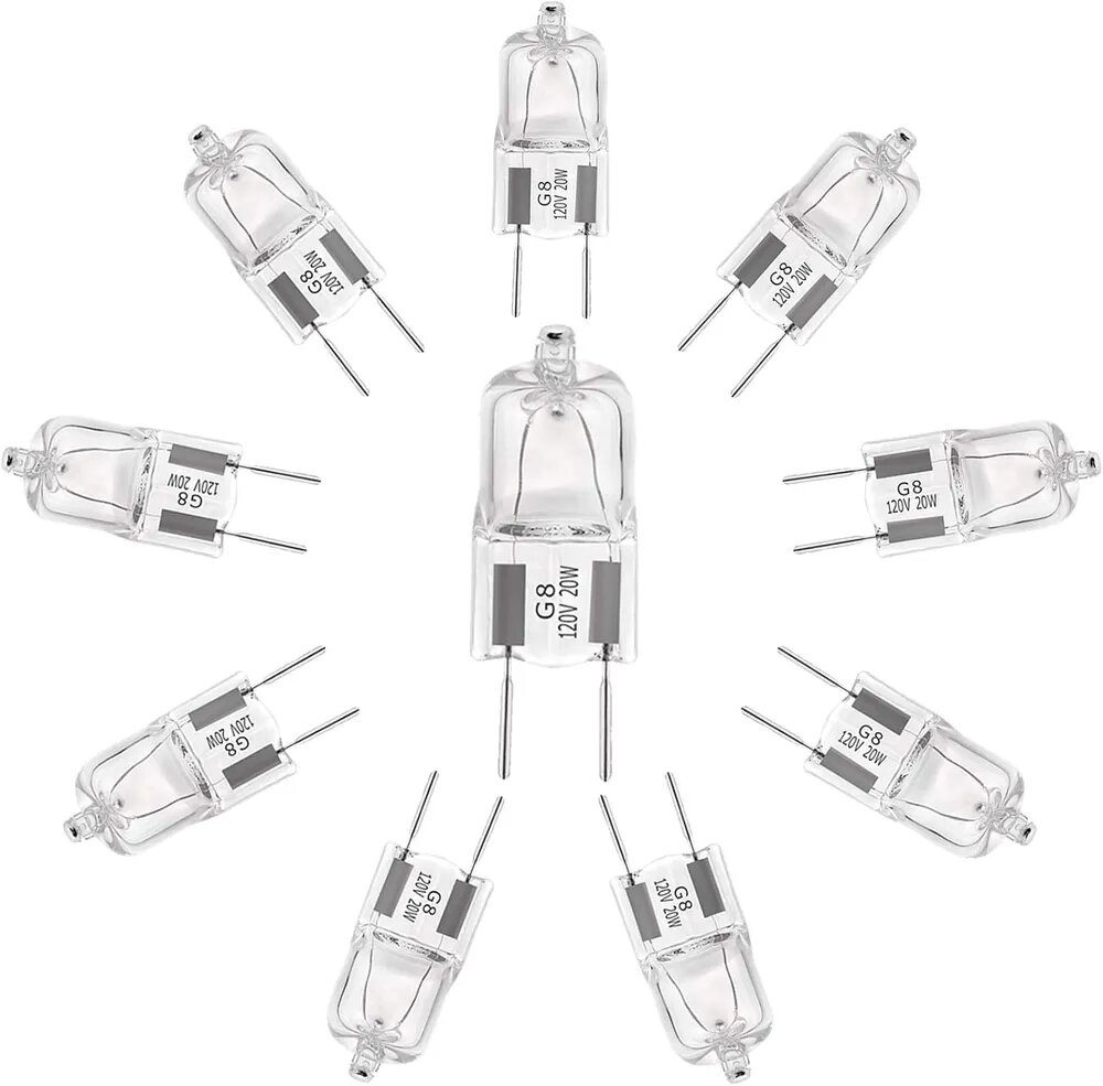 Лампочка, Цоколь: G8.5, 20 Вт, 10 шт.