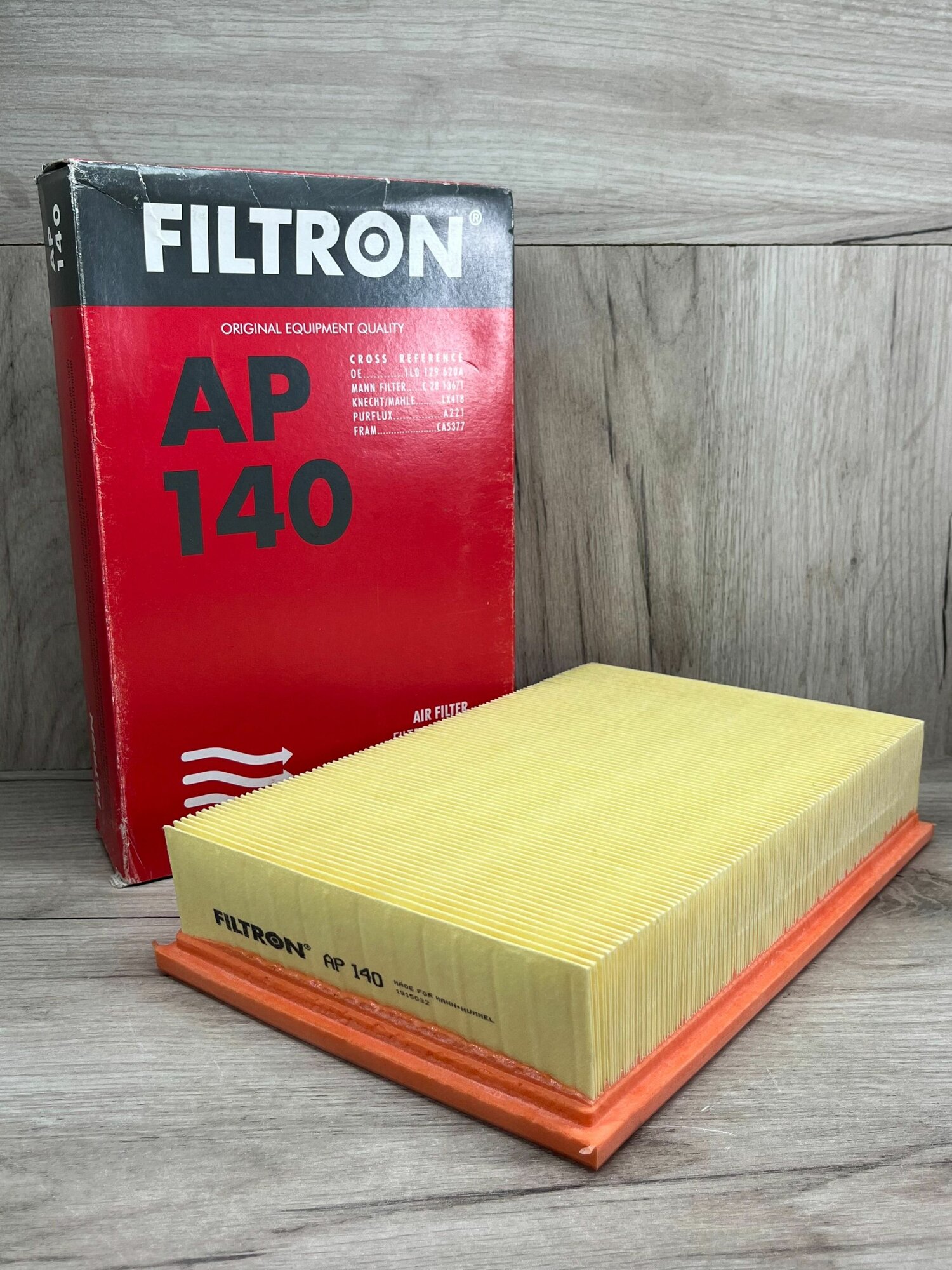 Фильтр воздушный FILTRON SEAT/SKODA/VOLKSWAGEN арт. AP 140, 1 штука