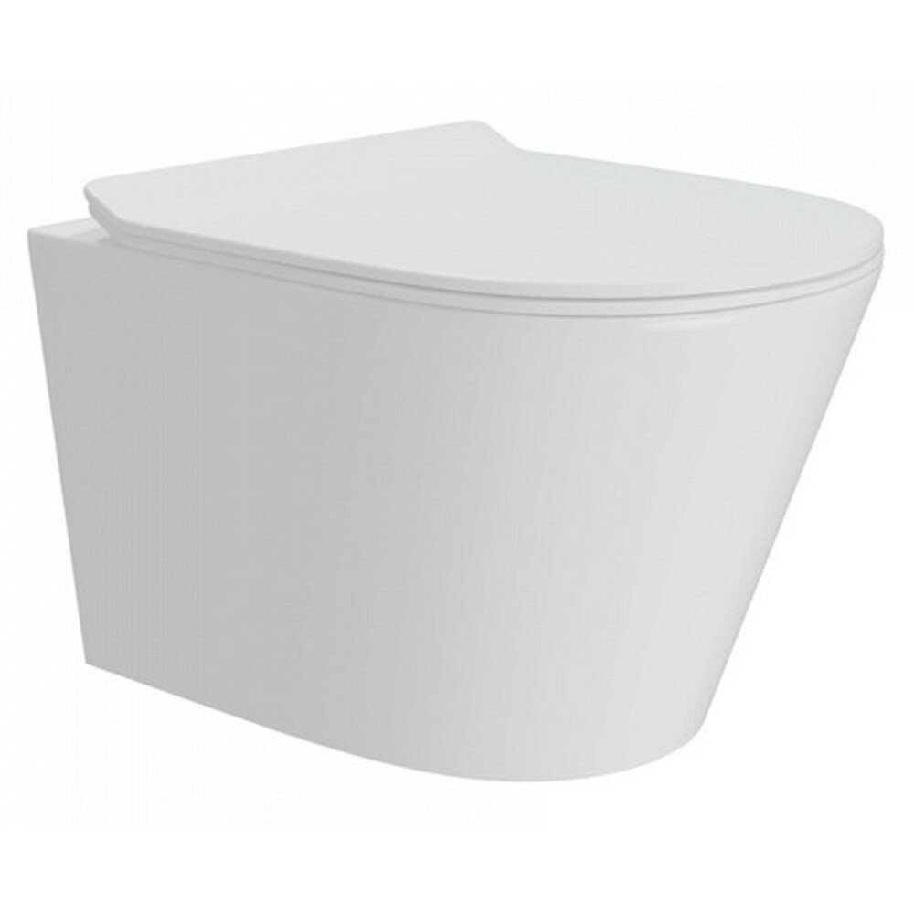 Унитаз подвесной Teymi Solli Pro Vortex T40225 безободковый торнадо
