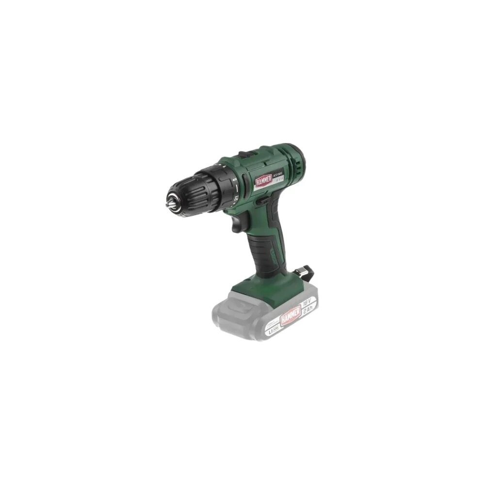 Аккум. дрель Hammer ACD18BS, 18В 2x2Ач 10мм, 2 акк. Li-ion, 18В, 45 Нм, В кейсе 680329
