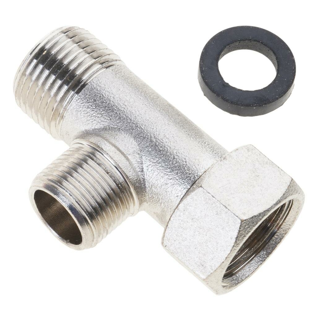 Тройник латунный 3-ходовой для биде